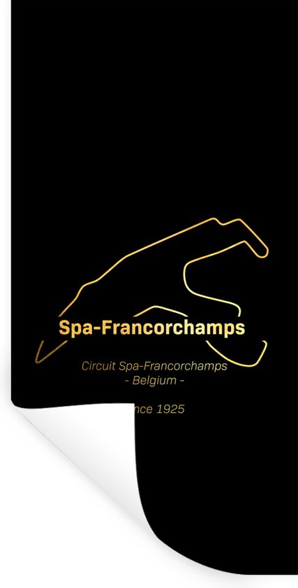 Muurstickers - Sticker Folie - Spa Francorchamps - Circuit - F1 ...