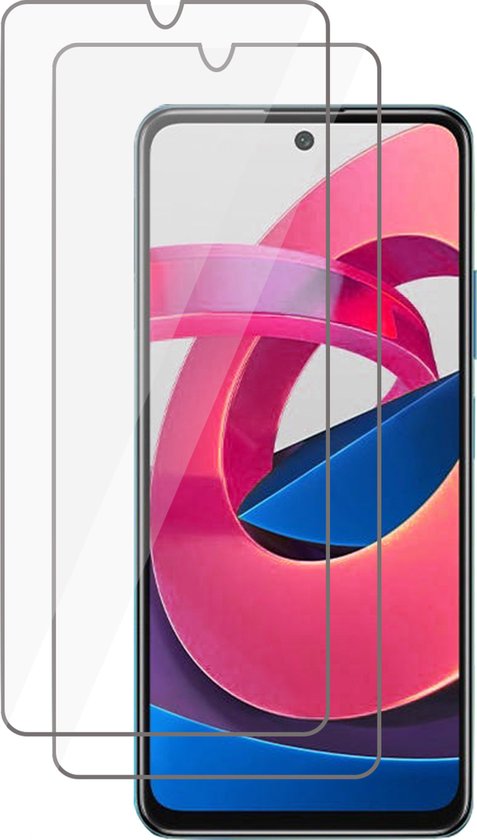 2x Screenprotector geschikt voor Xiaomi Poco M4 Pro 5G - Beschermglas ...