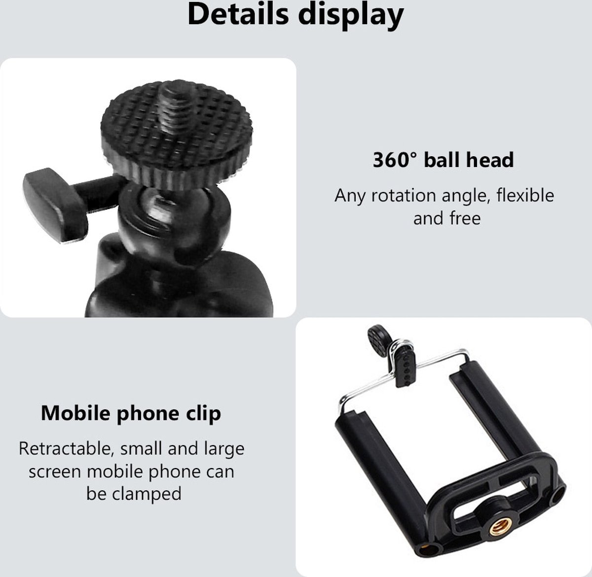 statief smartphone - statief telefoon - statief - Blauw | bol.com