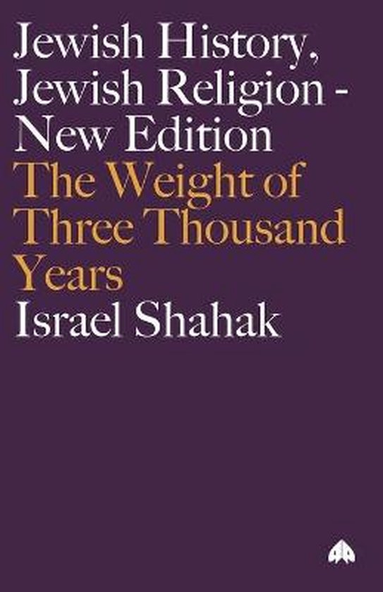 Jewish History Jewish Religion | 9780745328409 | Israel Shahak | Boeken ...