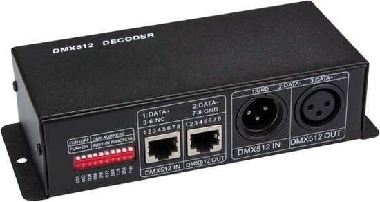 Dmx-Controller Voor Ledstrips - 4 Kanalen | bol.com