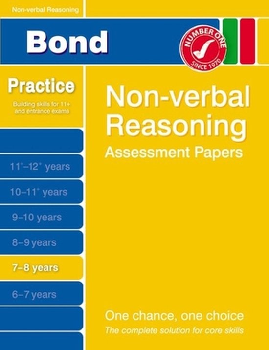 Bond Non-Verbal Reasoning Assessment Papers 7-8 Years | 9781408517178 ...