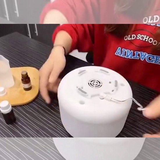 SaengQ® Luchtbevochtiger - Aroma diffuser - Aromatherapie - Grote ...