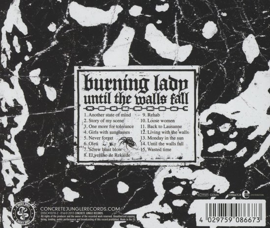 Burning Lady - Until The Walls Fall (CD), Burning Lady | CD (album ...