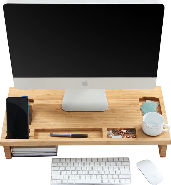 ACAZA Monitor Standaard, Scherm Verhoger, Laptop Beeldscherm verhogen ...