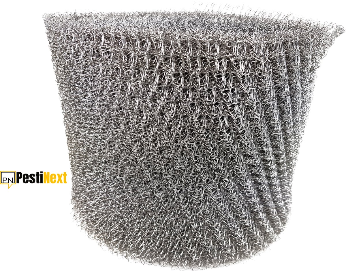 Netnox - 10 cm breed - RVS wering gaas - Muizen gaas - Muizengaas rvs ...