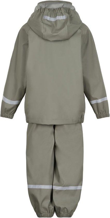 Color Kids Solid regenpak Regenpak - Maat 128 - Unisex - olijfgroen | bol