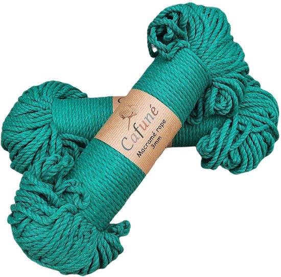 Cafuné Macrame Touw-3 mm-75 m-250gr-Benneton-Katoen -... | bol