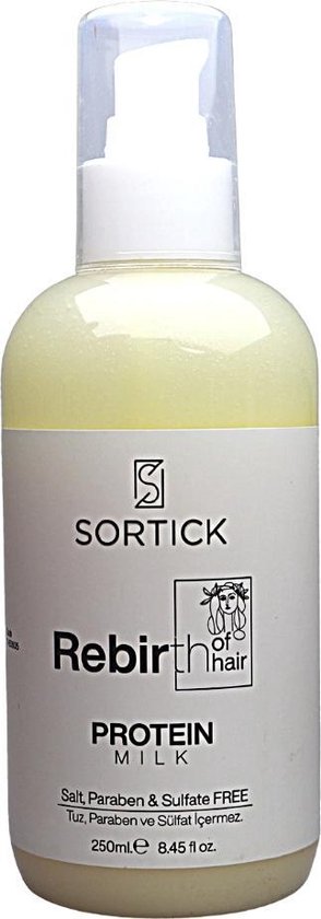 Sortick Proteïne Melk Leave-in Haarmelk - Rebirth Serie 250 ml | bol