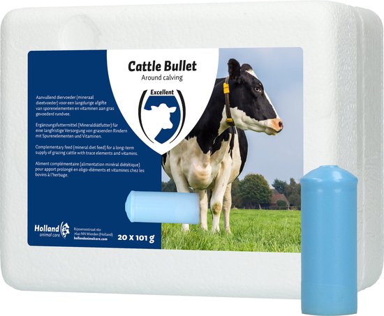 Excellent Cattle Bullet - Mineralen bolus voor kalveren - aanvullend ...