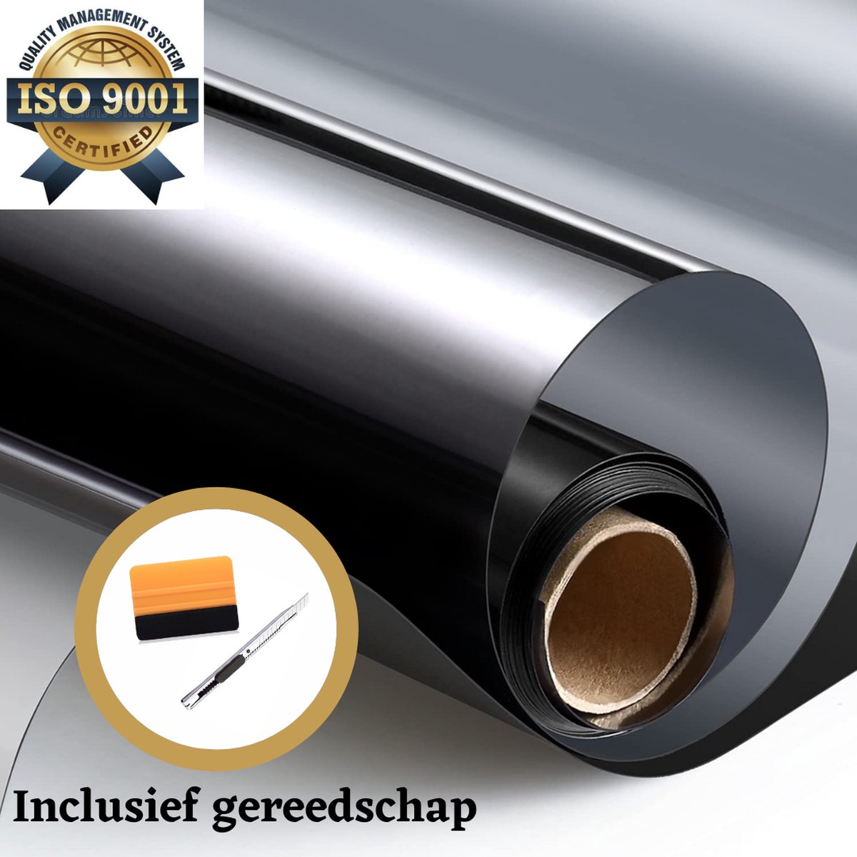 COMAMOR - Raamfolie met Spiegeleffect - Statisch & Zelfklevend ...