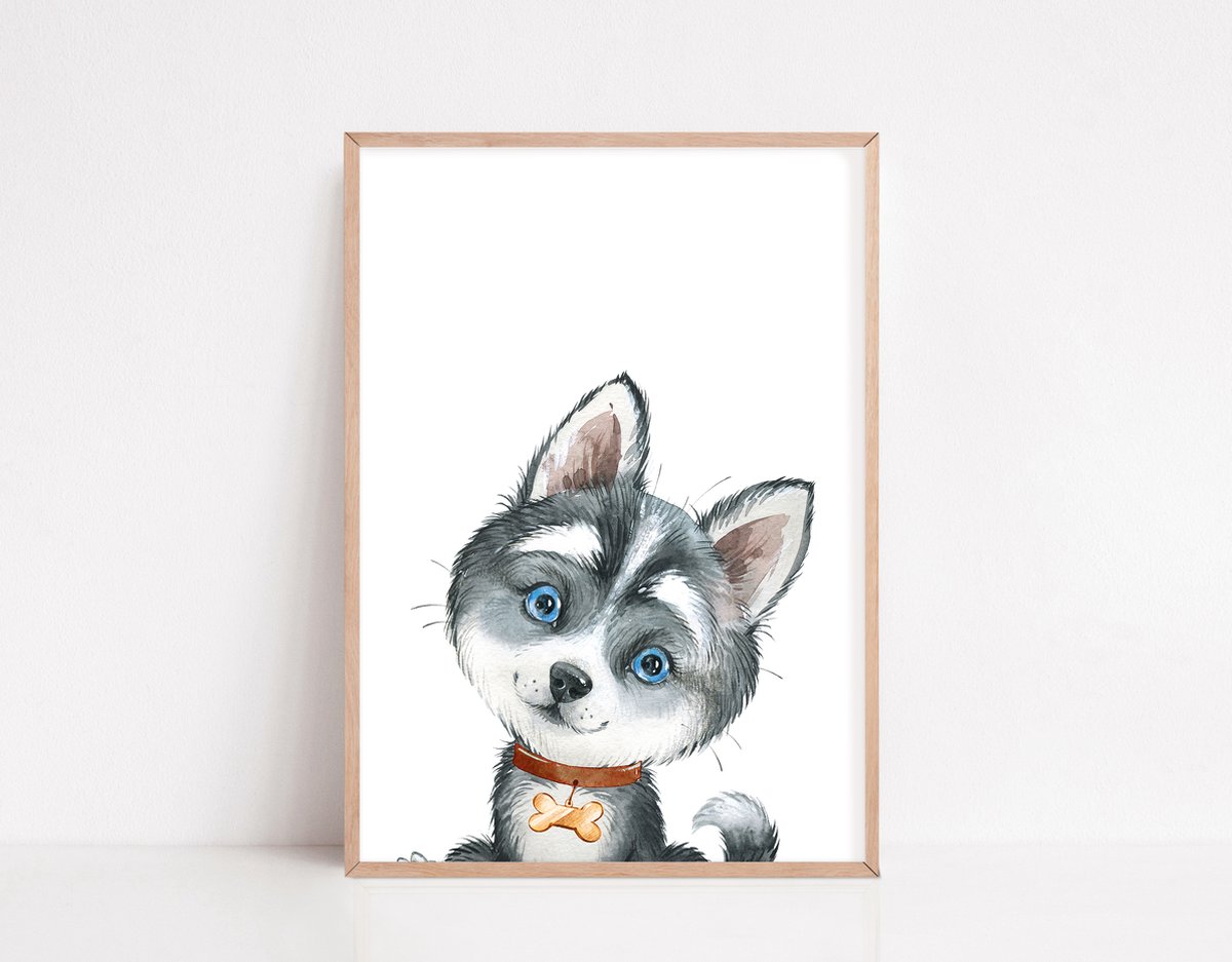 No Filter - Honden posters ? 4 posters 30x40 cm ? Kinderkamer decoratie ...