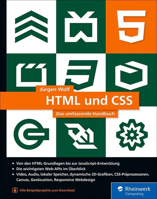 HTML und CSS (ebook), Jürgen Wolf | 9783836281195 | Boeken | bol
