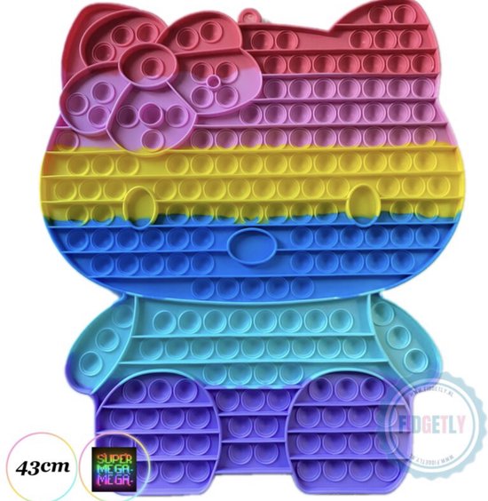 FIDGETLY | Fidget Toys - Super Mega Pop it - Kawaii - Hello Kitty ...