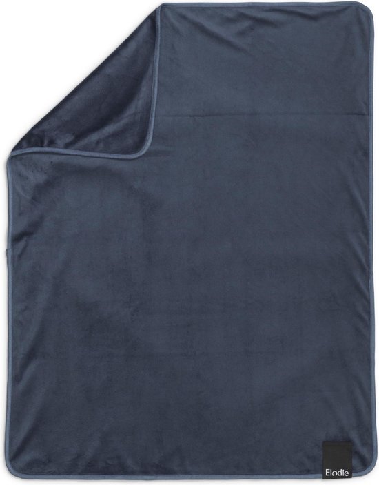Couverture Velours Elodie Pearl Bleu Juniper 70 x 100 cm | bol.com