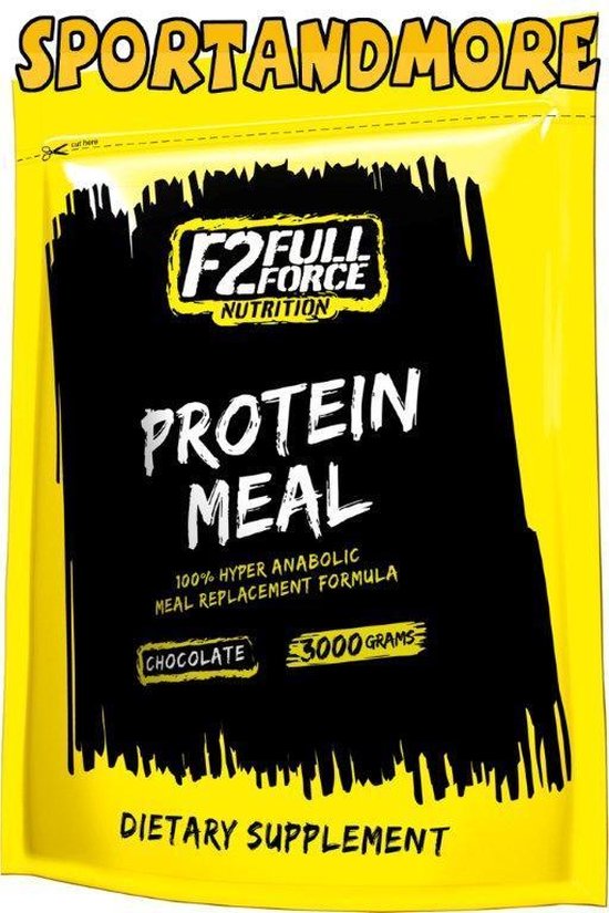 F2 FullForce Protein Meal - 100% Hyper Anabolic Meal Replacement ...
