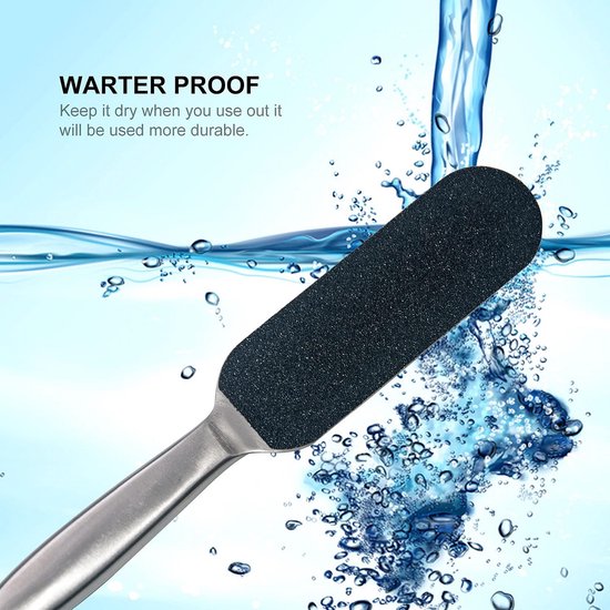 Voetvijl en Eelt Verwijderaar - Duurzame Roestvrij Stalen Pedicure Rasp ...