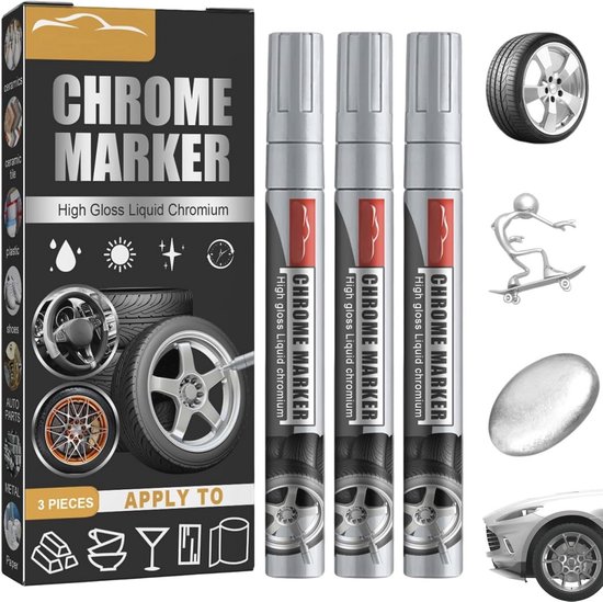 Lakstift Zilver Metallic voor Auto – Ideale Oplossing voor Krassen op ...