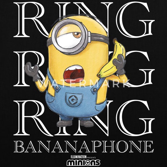 Minions Ring Ring Ring Bananaphone Ringen Tas van stof | bol