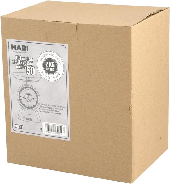 Mechanische Keukenweegschaal - Analoge Weegschaal tot 2 kg - RVS Design ...