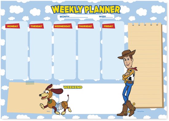 Toy Story Weekplanner | bol