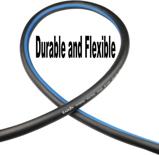 Flexibele Hybride Tuinslang 5/8 Inch x 7,6 Meter Lichtgewicht en ...
