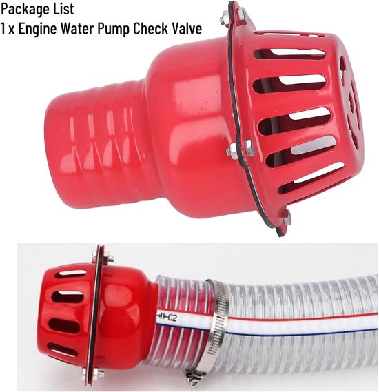 Waterpomp Voetventiel 3 Inch Aluminium Terugslagklep met Filter | bol