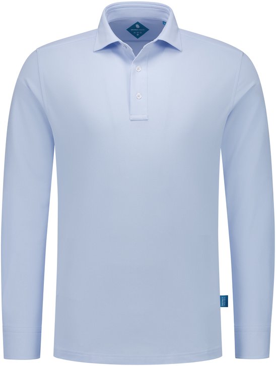 District Indigo Pique Performance Polo LS Light Blue (7.42.410.780 ...
