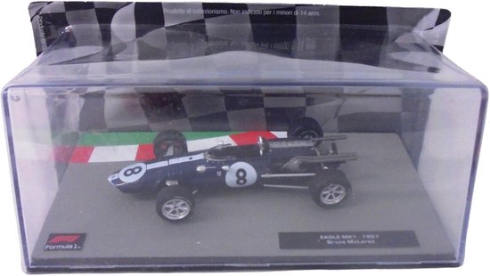 Modelauto Formule 1 Schaal 1:43 Oude Raceauto in Displaybox | bol