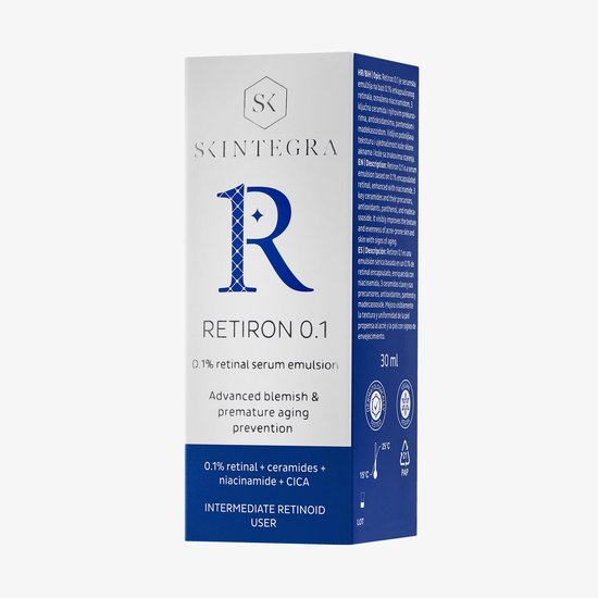 Skintegra Retiron 0.1 – Sterk Retinal Nachtserum voor Anti-Aging ...
