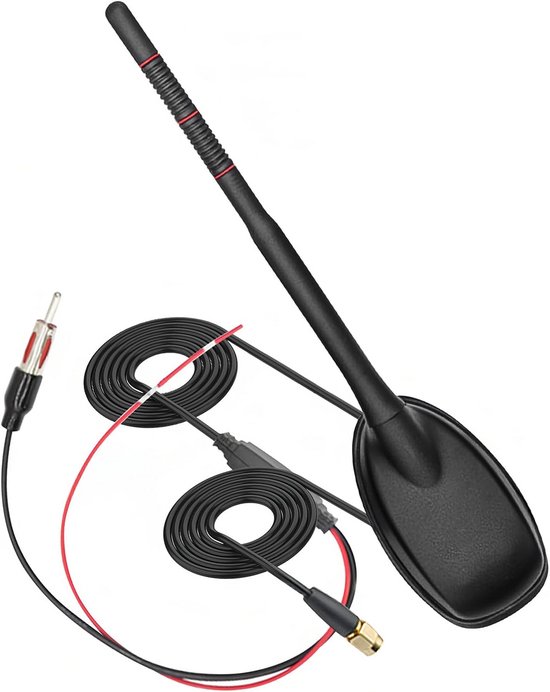 Universele Actieve Digitale Auto DAB+ FM GPS Antenne met 5m Kabel en ...