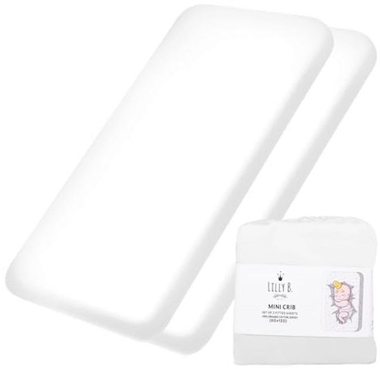 Lilly Belly CloudSoft Naast me bedlakens van 100% biologisch katoen ...