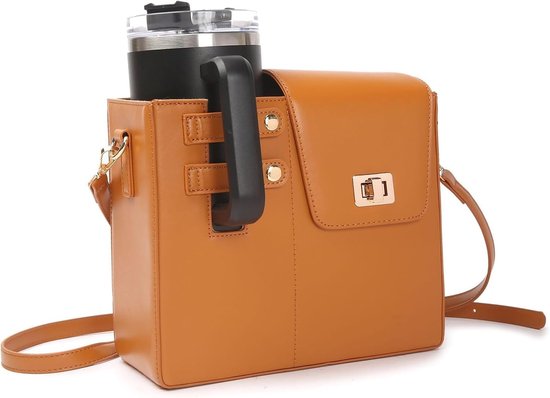 Daity 1 stuk - Draagbare universele waterfles crossbody tas met grote ...