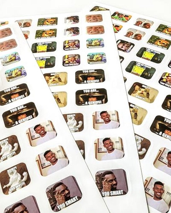 Leraar Meme Stickers / Stickers 112 stuks / 28 motieven / Lerarenmemes ...
