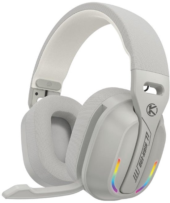 Ntech - Gaming Headset met Microfoon en RGB Light Wit - koptelefoon ...