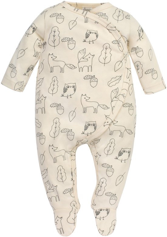 Pinokio - Baby Boxpak - Pajama - Secret forest - vos - ecru - maat 56 | bol