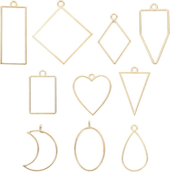 40 pièces Bezels Ouverts pour la Fabrication de Bijoux en Résine ...