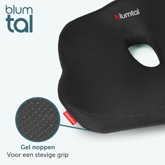 Ergonomisch Zitkussen voor Bureaustoel met Rugondersteuning | bol