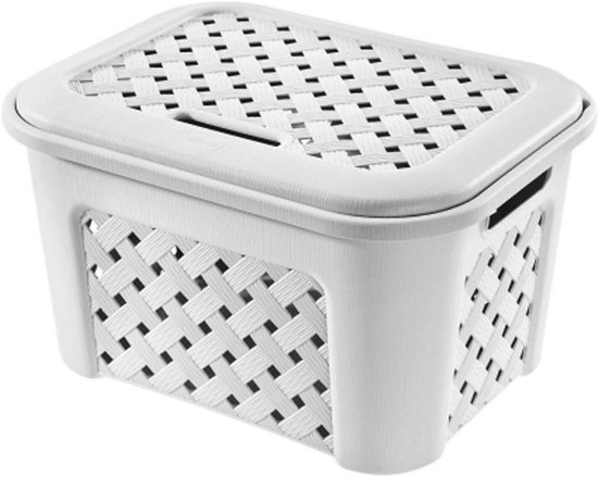 Wasmand Wit 43 x 33 x 26 cm | bol