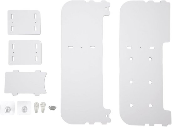 Zelfklevend Wandrek voor Router, TV-Box en Console - Zonder Boren - 50 ...