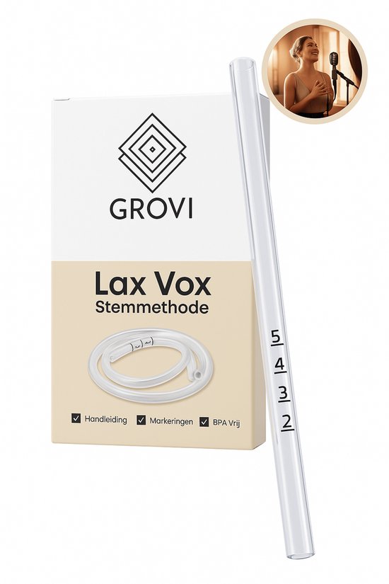 Grovi Bubbelrietje Lax Vox Stemmethode - Zangslang - Siliconen Slang ...