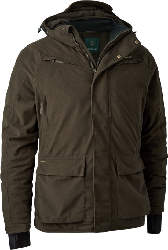Deerhunter Heat Game Jas verwarmde jas winterjas outdoor jas Wood Maat ...