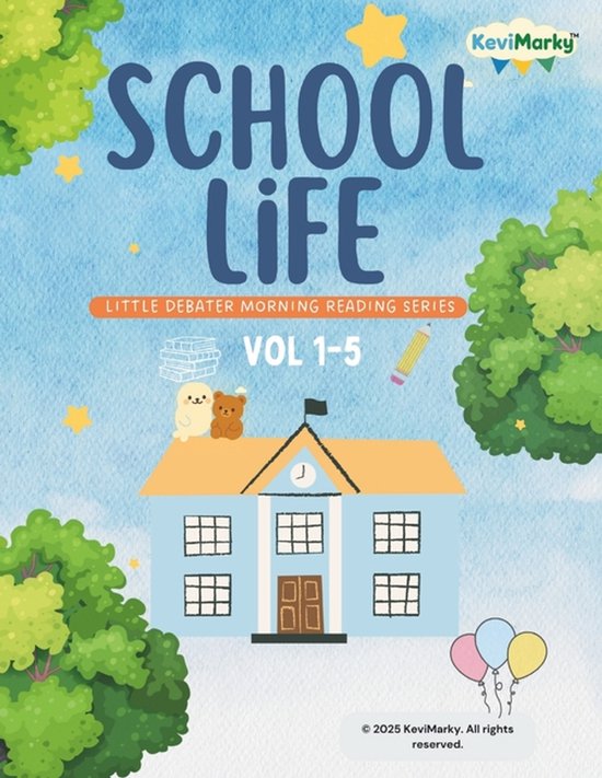 Kevimarky little debater morning reading series ：School Life Vol 1-5 ...