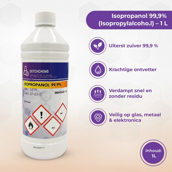 Isopropylalcohol - Isopropanol - IPA - 1 liter fles | bol