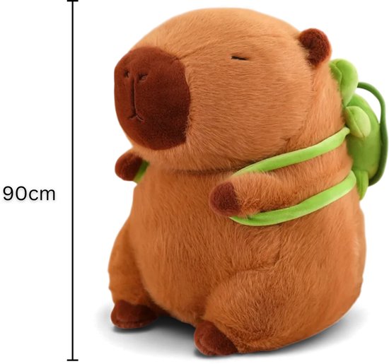Klikkopers® - Capybara Knuffel Groot - 90 CM - Capibara Knuffel ...