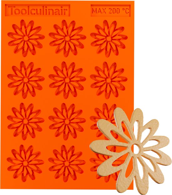 Toolculinair - Siliconen mallen Tuile mallen- Bakvorm - bloemvorm | bol