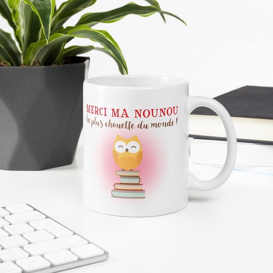 Grappige Uil Mok met Inspirerende Tekst - Origineel Cadeau voor Juffen ...