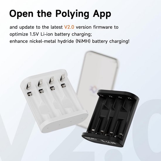 Multifunctionele Batterijlader voor AA & AAA - Oplader voor NiMH, NiCd ...