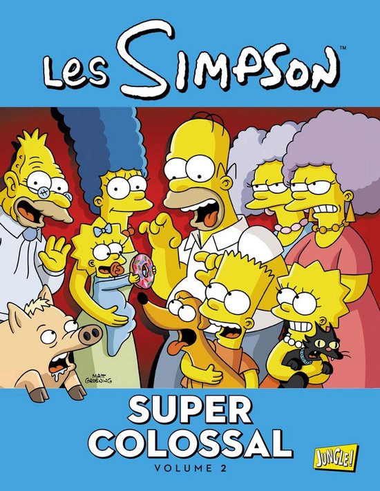 Les Simpsons Album: Super Édition Colossale Partie 2 - Hom, Bart & Fam ...