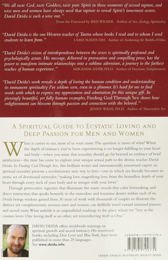 Finding God Through Sex: Awakening the One of Spirit Through the Two of ...